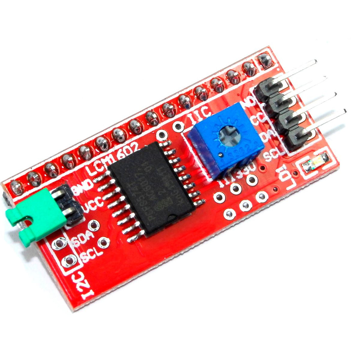16x2 Blue LCD with I2C Interface Module 1602 HD44780 Display – Flux ...