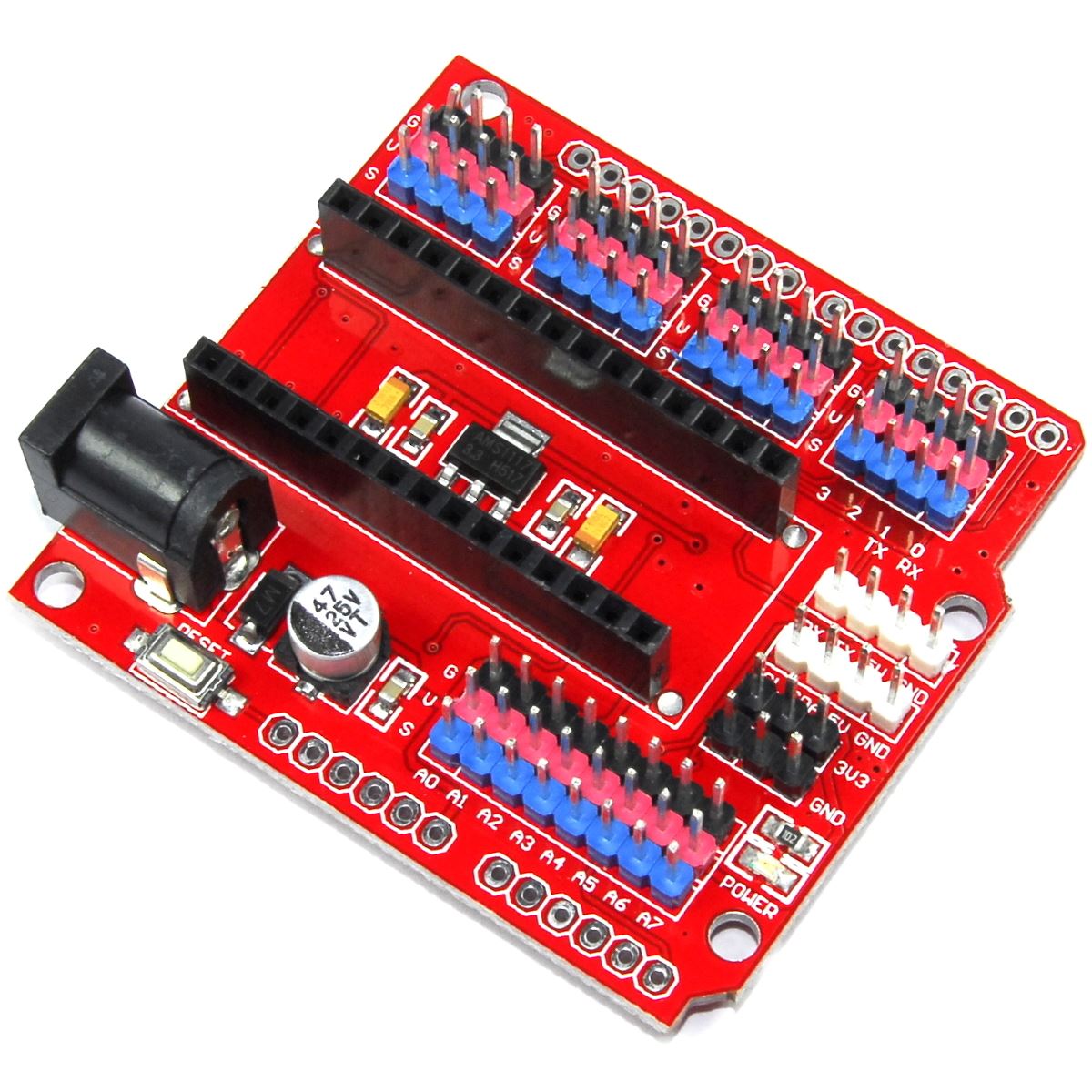 Funduino Sensor Breakout Shield for Arduino NANO V3 Keyes UNO – Flux ...