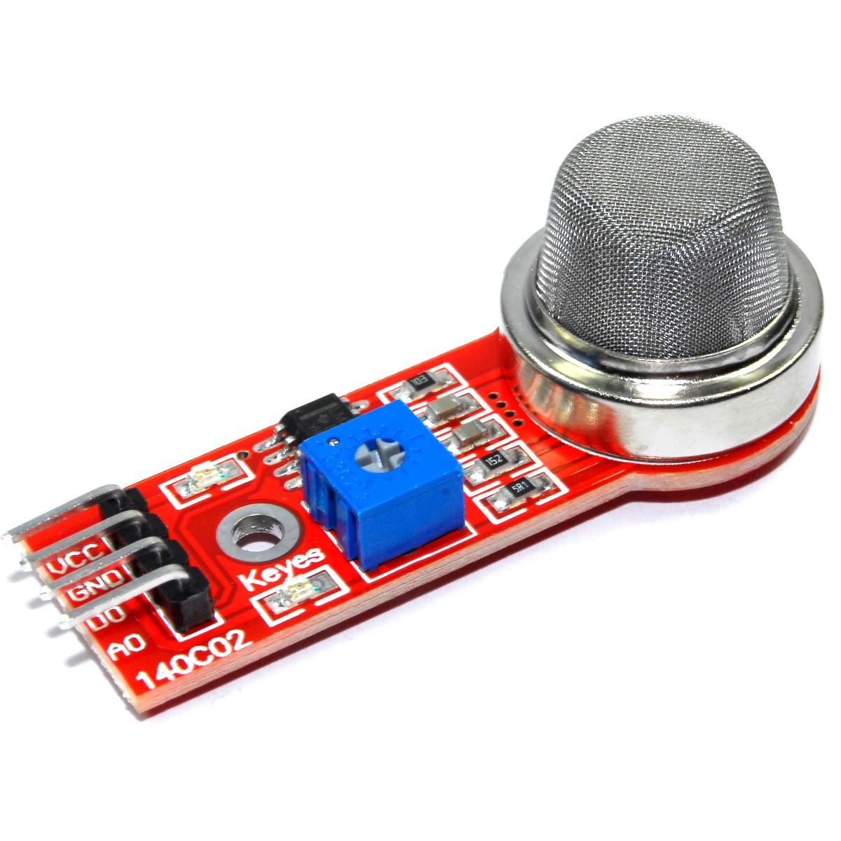 Keyes MQ-5 Alcohol Sensor Module MD-178 H2 LPG CH4 CO Arduino – Flux ...