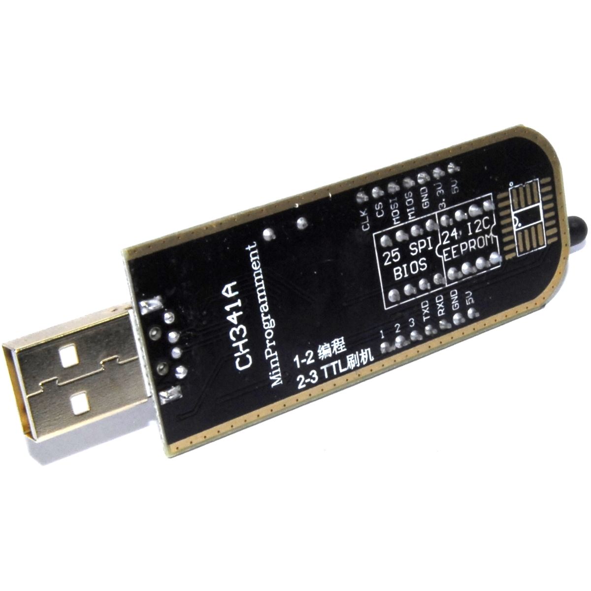 CH341A USB 24XX 25XX Series Programmer EEPROM BIOS FLASH Chipset – Flux ...