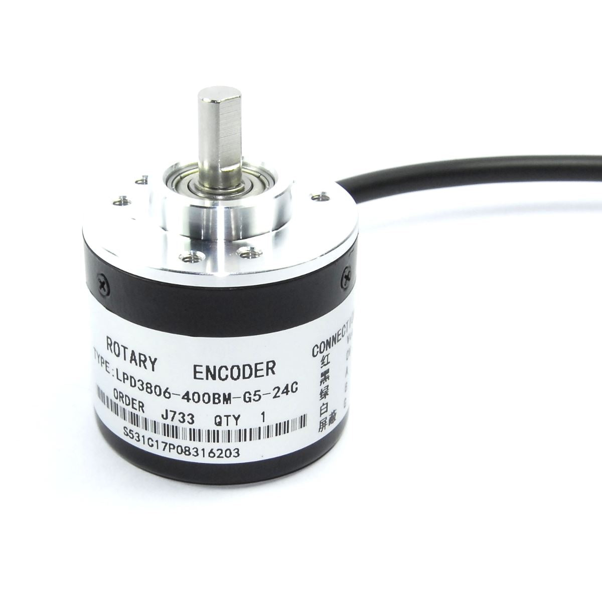 400BM Rotary Encoder Module LPD3806 360 6mm Shaft Arduino Pi – Flux ...