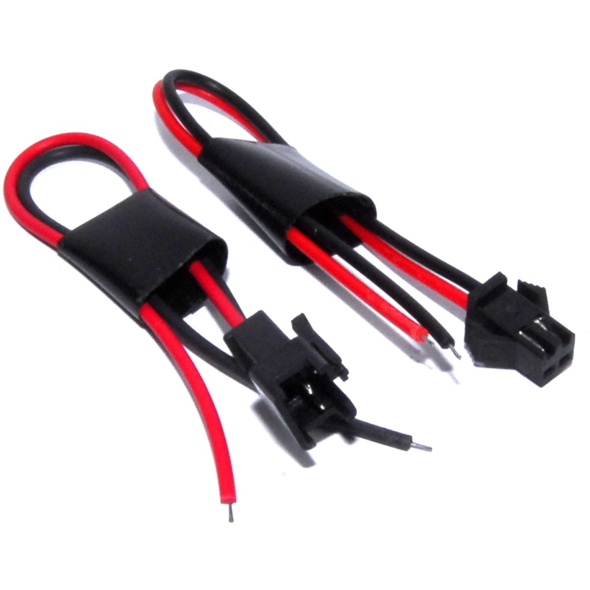 2pin JST SM Matched Connector Pair 10cm Leads LIPO Male Female – Flux ...