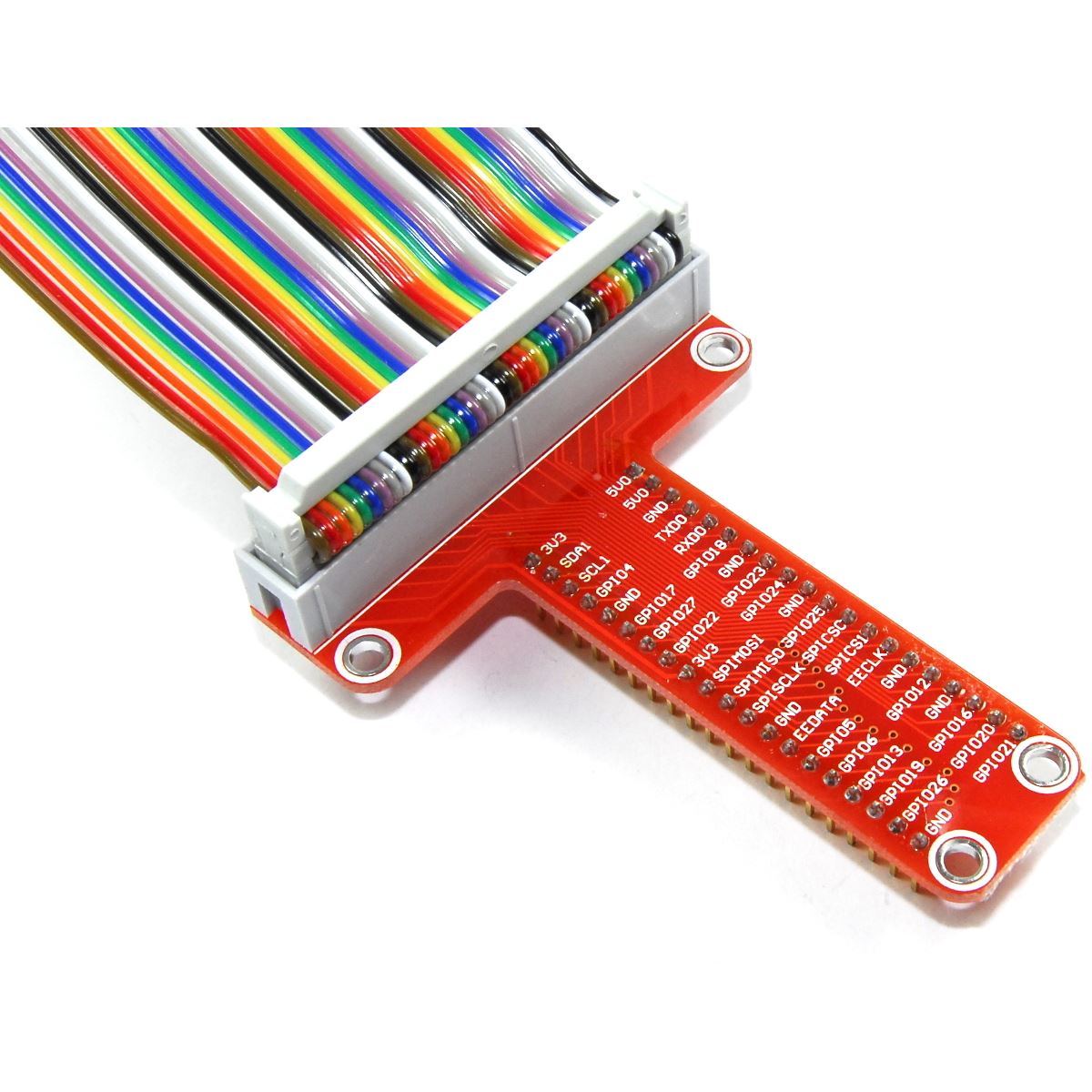 GPIO Breakout Board for Raspberry Pi Adaptor 40 A+ B+ MB102 Cable ...