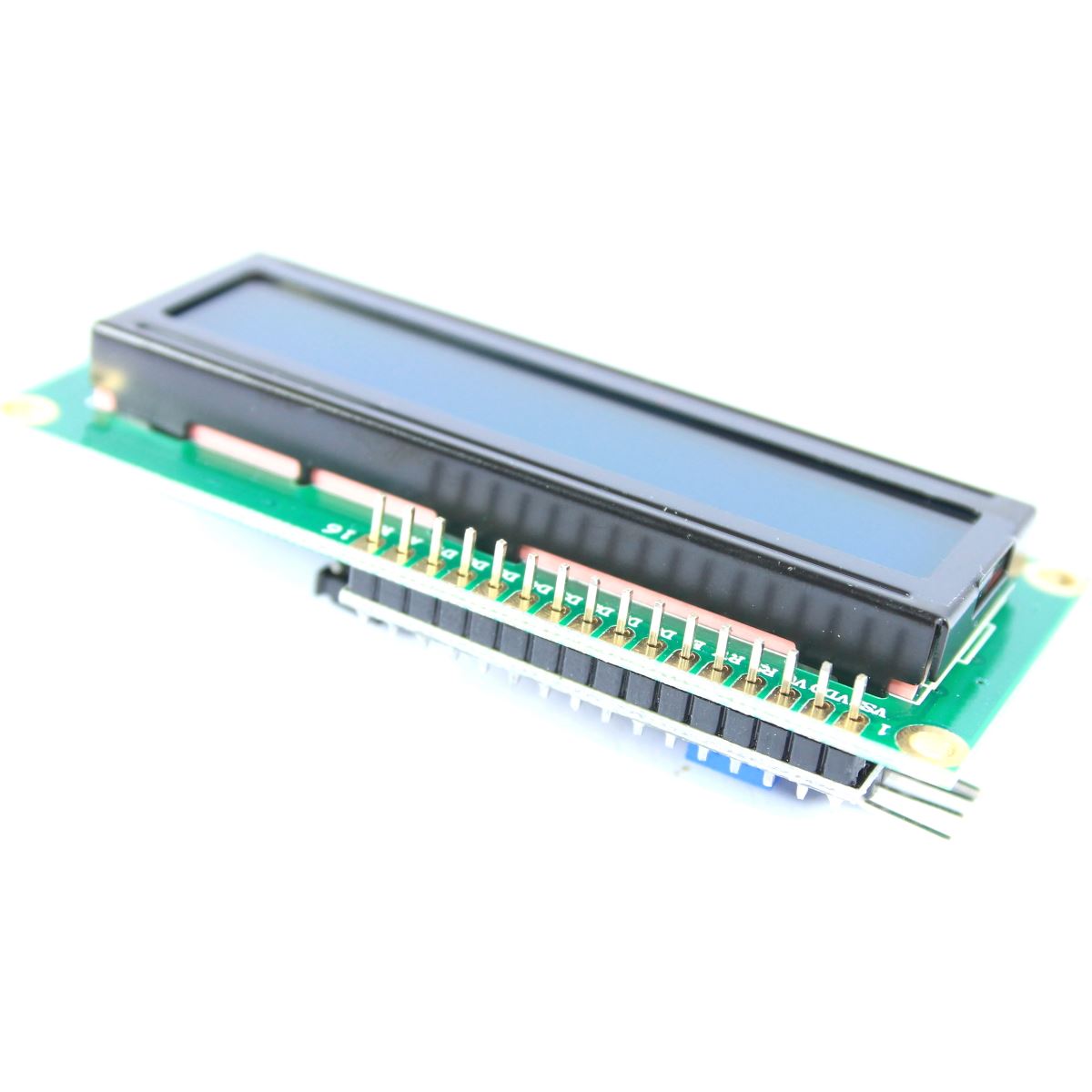 16x2 Blue LCD with I2C Interface Module 1602 HD44780 Display – Flux ...