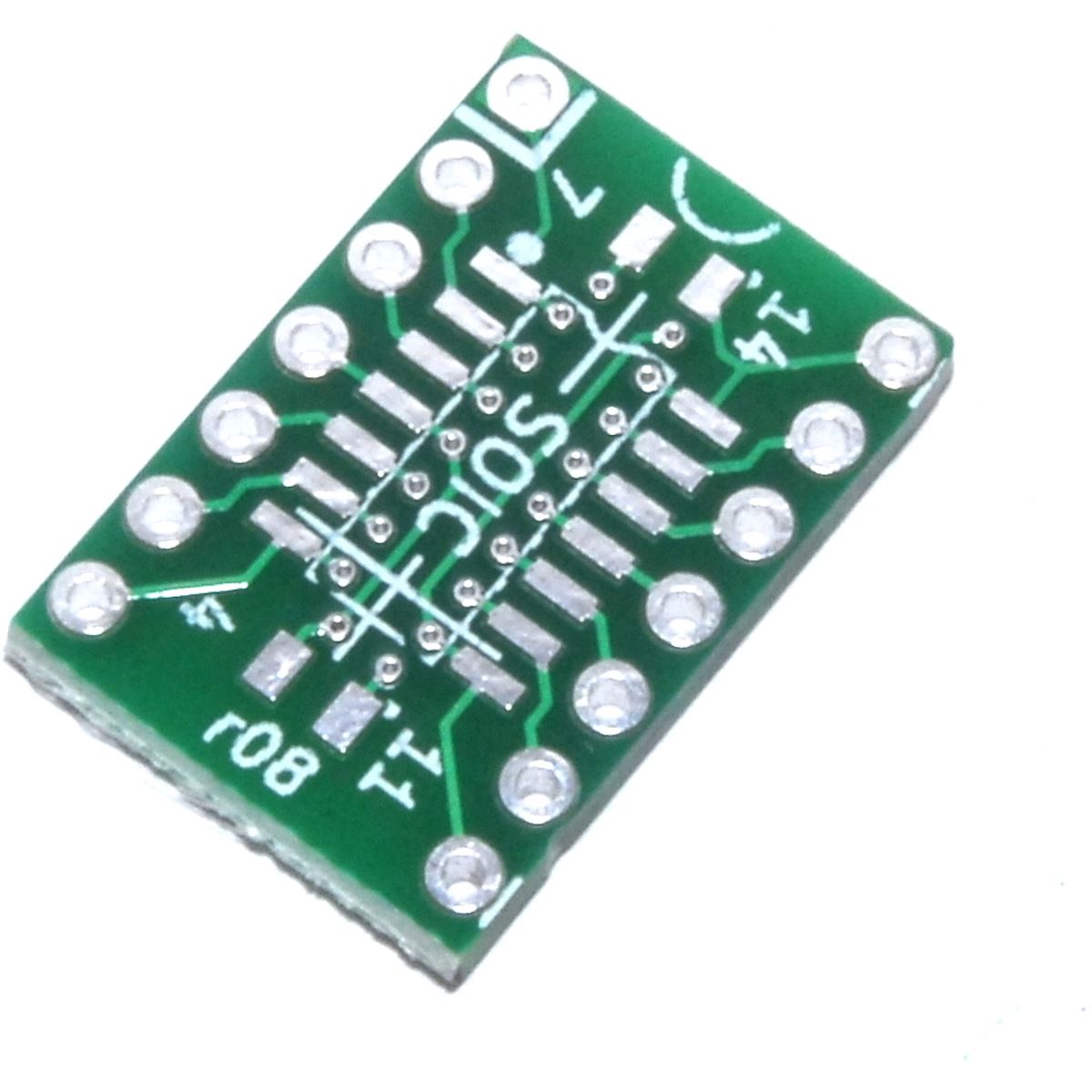 SOIC-14/TSSOP-14 to 14pin 2.54mm Adapter Module 1.27/0.65mm – Flux Workshop